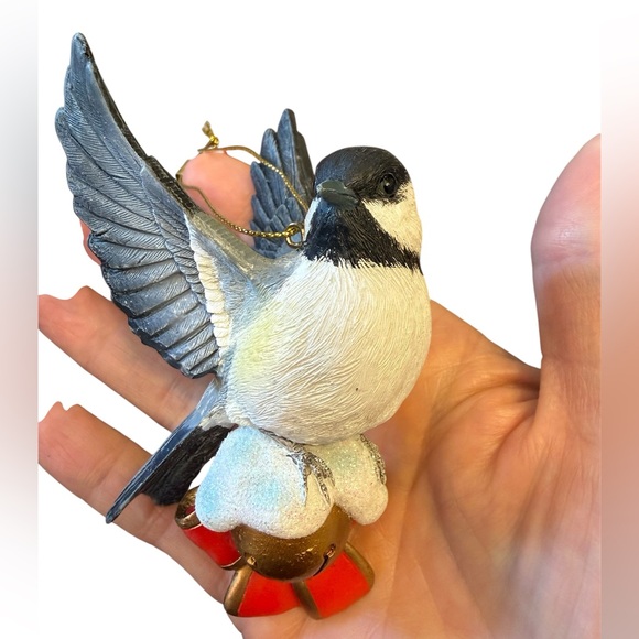 Danbury Mint | Holiday | Danbury Mint Bird Ornament Black White And Red ...